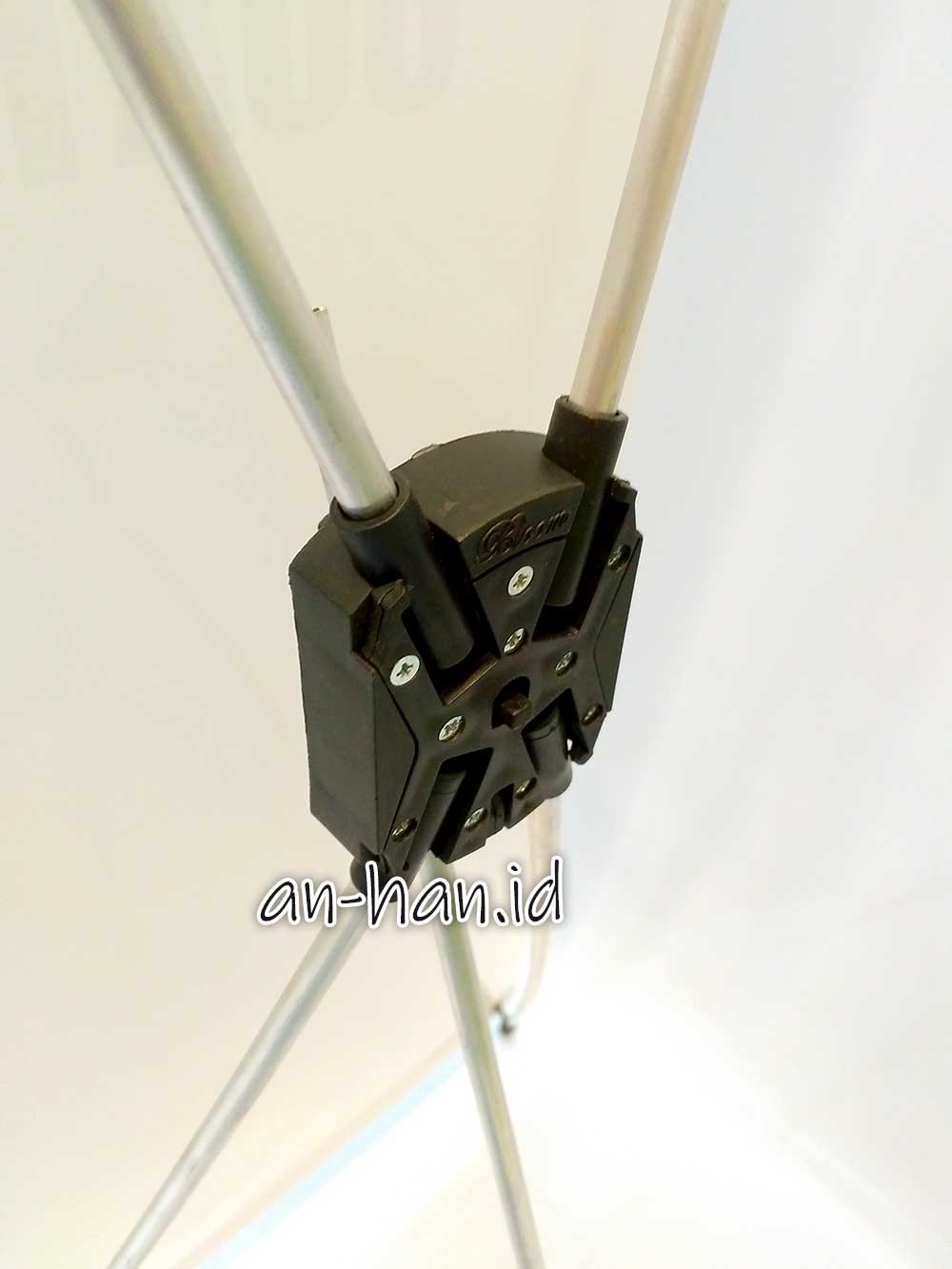 Stand X Banner Silver Rp23k Exbener Adjust Aluminium - AnHan